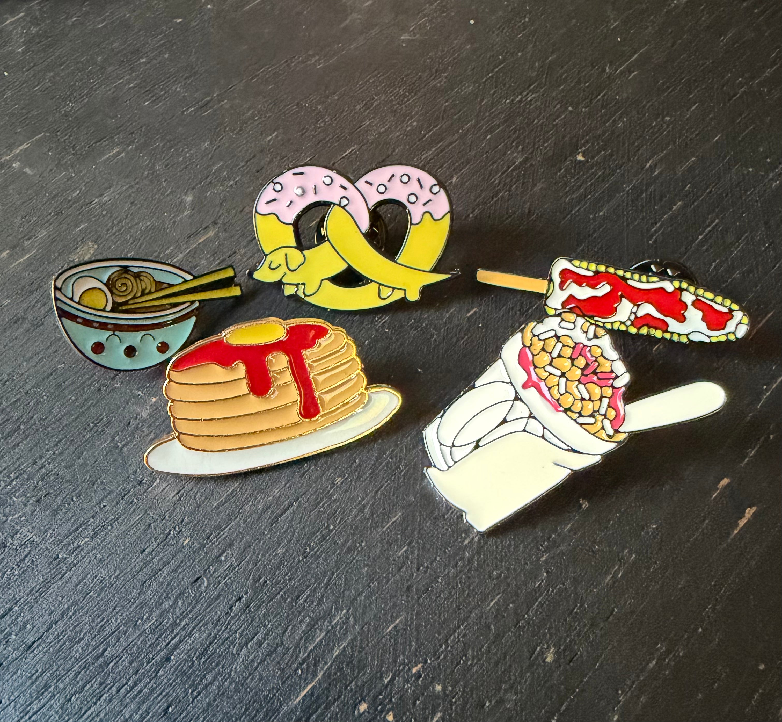 Food Pins- You Choose! – Goth With Glitter
